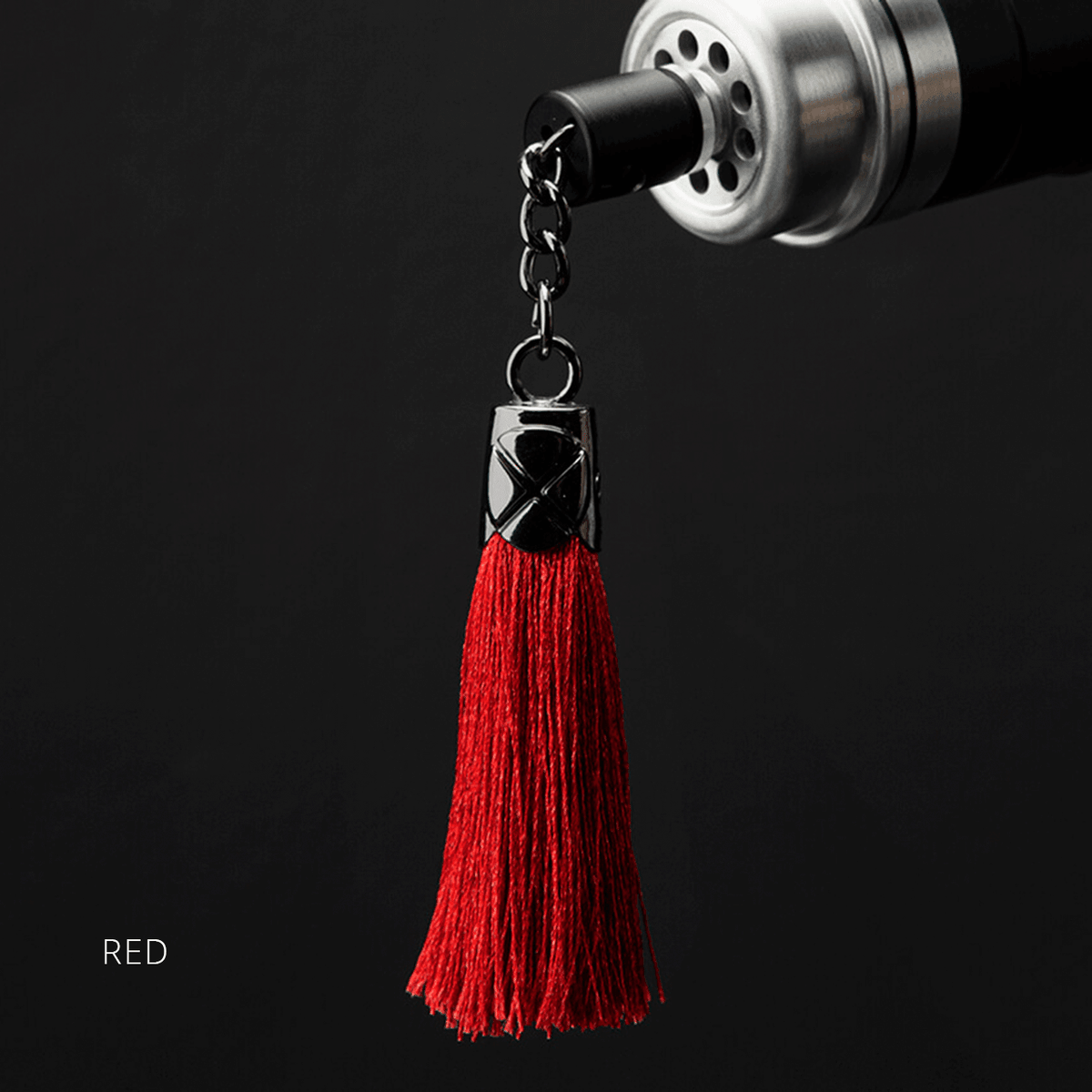 Armored Tassel Silver Black – Sabertrio